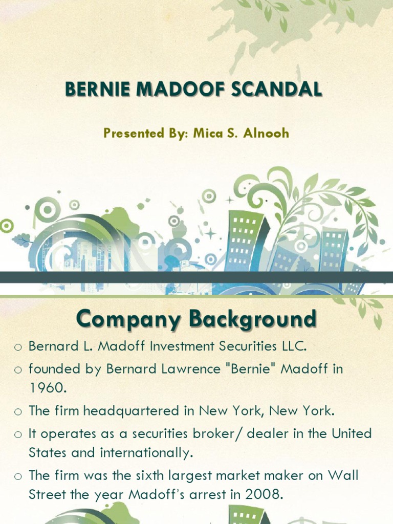 Bernie Madoff Case | PDF | Bernard Madoff | Investing