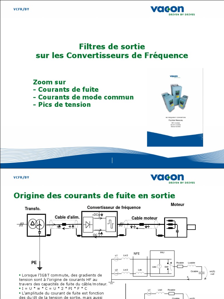 Vacon NX Et Filtres de Sortie | PDF | Filtre (électronique ...