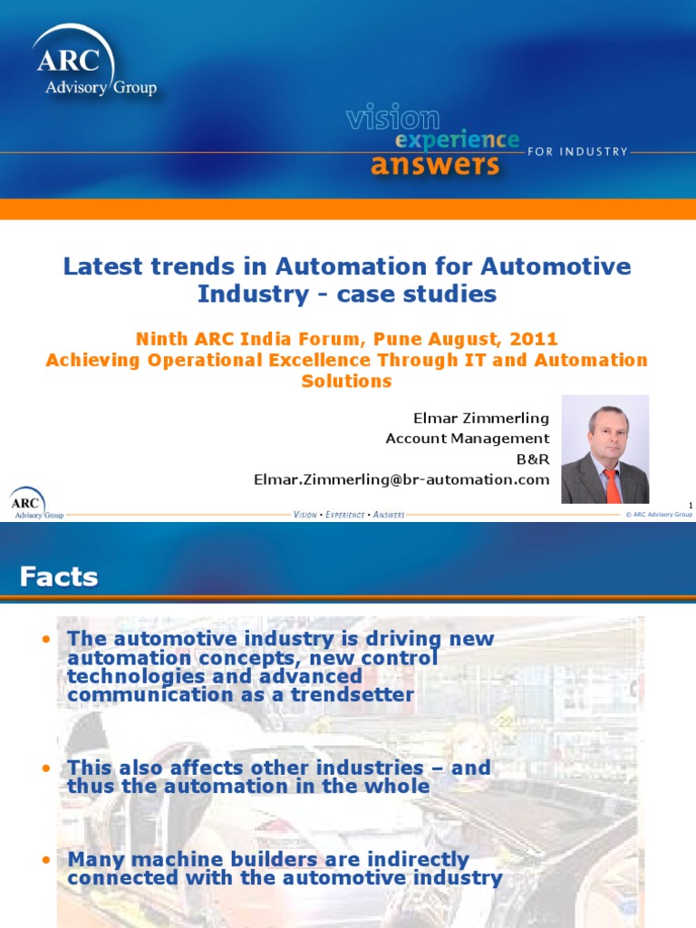 Latest Trends in Automation For Automotive Industry-Case Study | PDF ...