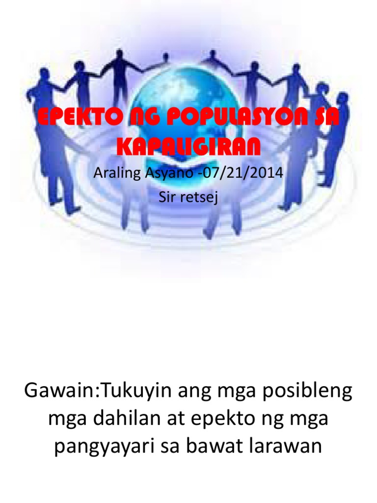 Epekto NG Populasyon | PDF