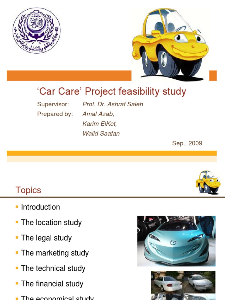 Car Care Project Feasibility Study-130916161800-Phpapp02 | PDF | Net ...