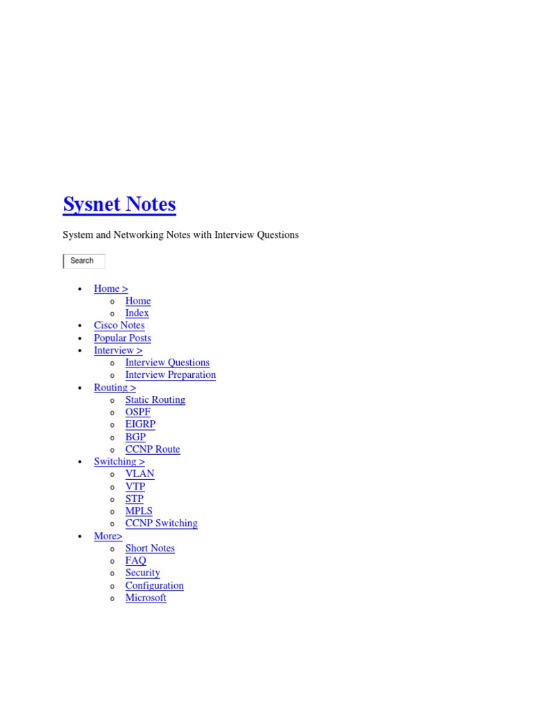 Network Engineer Interview Prep Guide | PDF