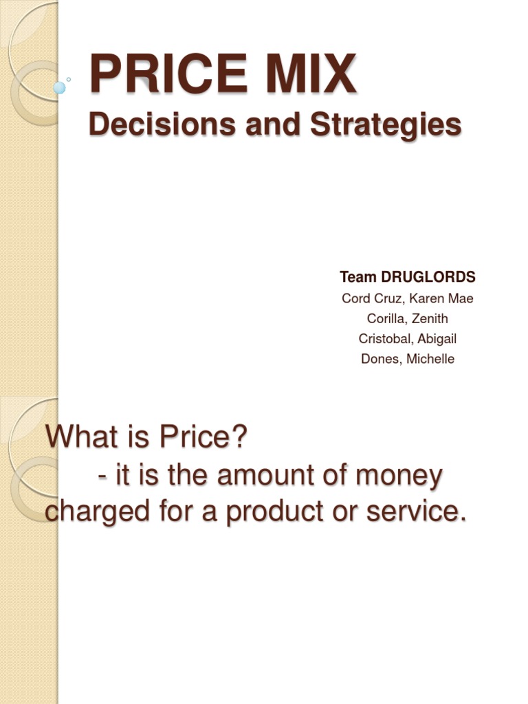 Price Mix | PDF | Discounts And Allowances | Prices