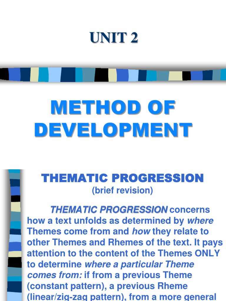 Thematic Progression (Theme/Rheme) | PDF | George Bernard Shaw ...