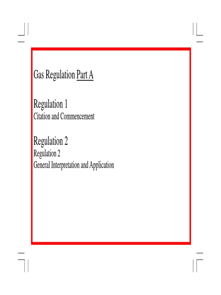 Gas Regs Cards | PDF | Valve | Chimney