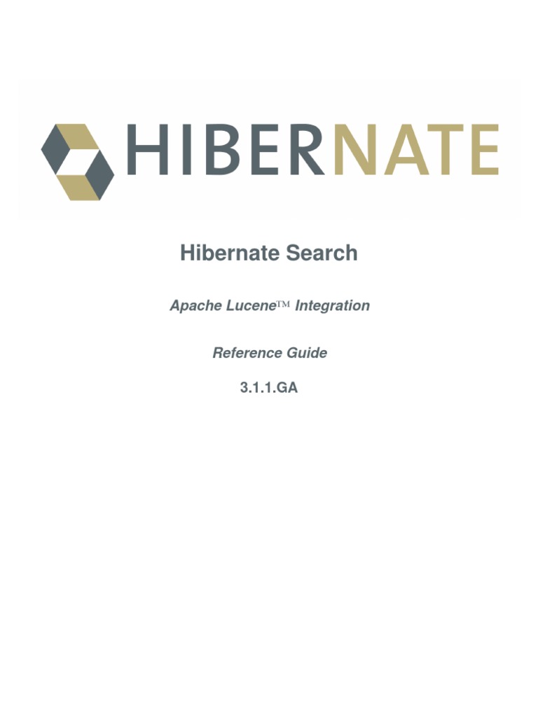Hibernate Search Pdf Database Index Database Transaction