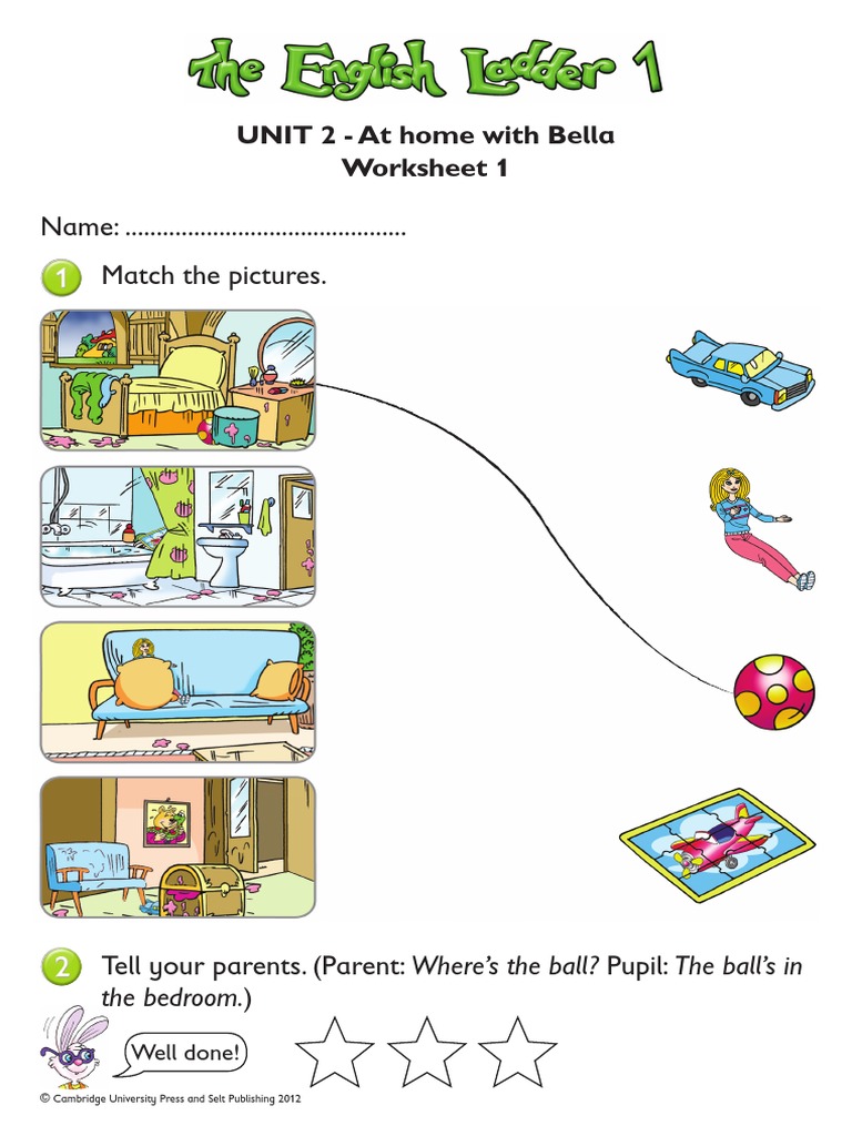 UNIT 2 - at Home With Bella Worksheet 1: Name