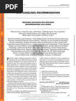 2023 ISPD Guidelines on PD Infections | PDF | Nephrology | Infection