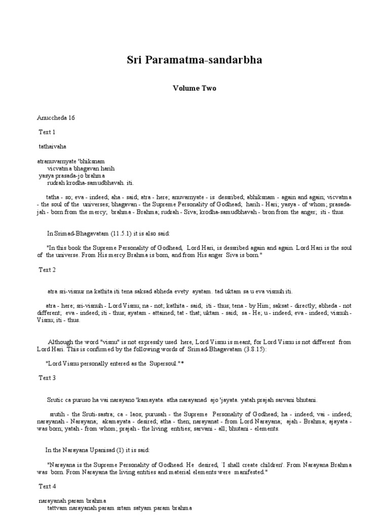 Paramatma Vol 2 | PDF | Vishnu | Bhagavata Purana