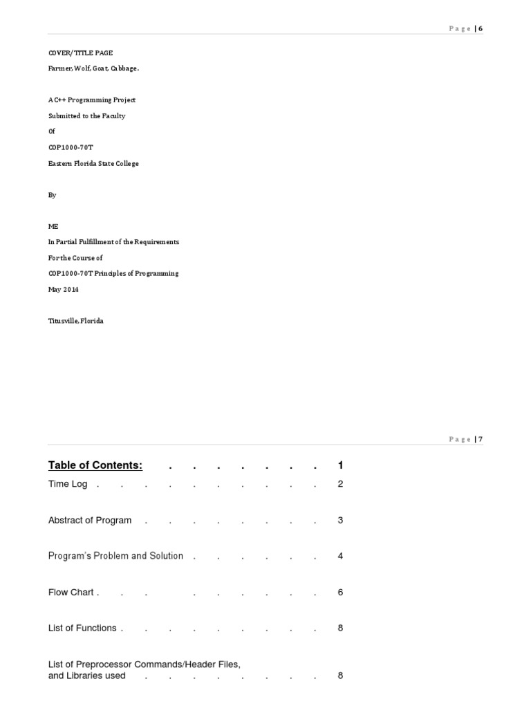 Deliverable - Farmer Wolf Goat Cabbage | PDF | Computer Program | Programming