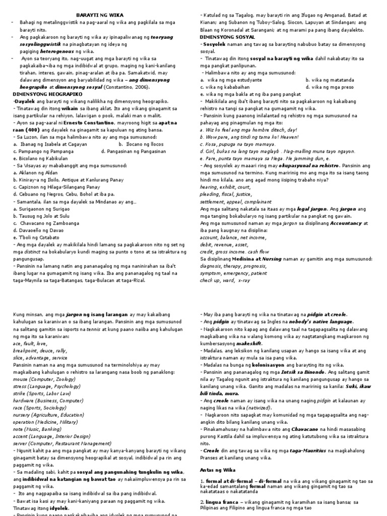 Wika | PDF