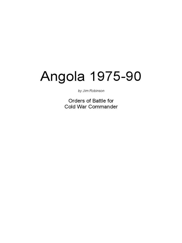 CWC Angola | PDF | History