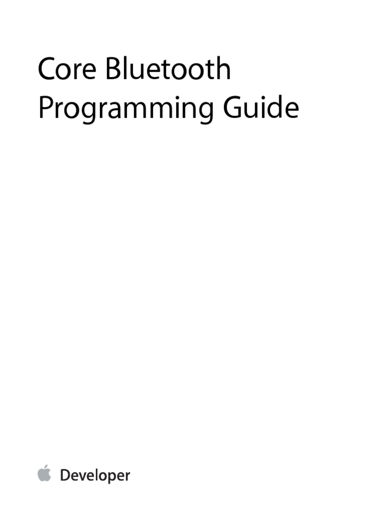 CoreBluetooth Concepts | PDF | Bluetooth | Ios