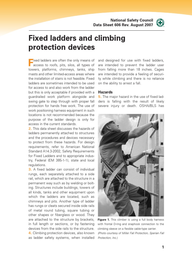 Fixed Ladders | PDF