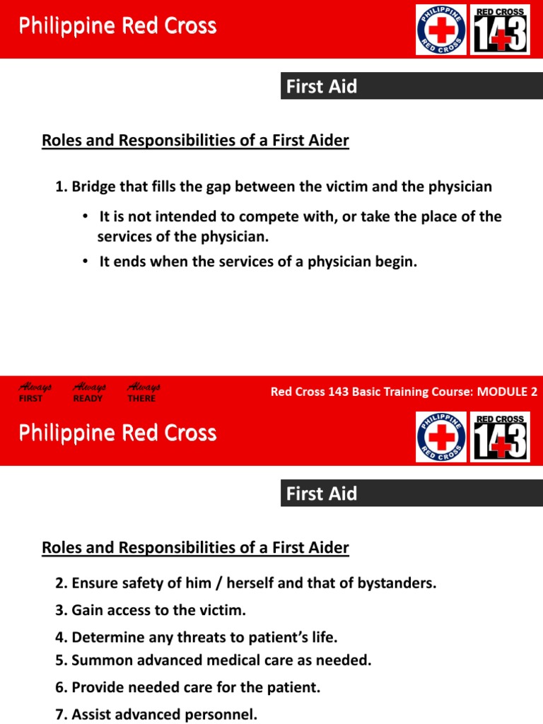 Ph Red Cross First Aid and BLS (Edited) | Cardiopulmonary Resuscitation ...