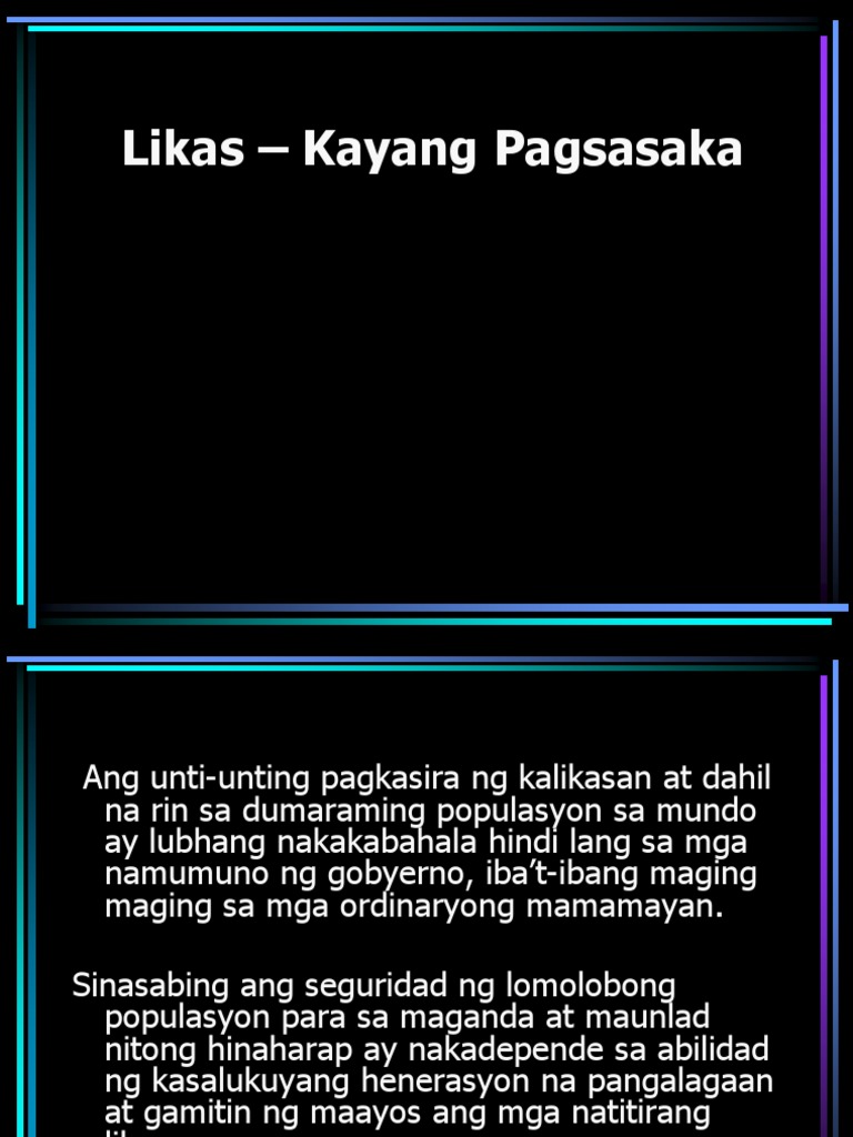 Likas - Kayang Pagsasaka | PDF