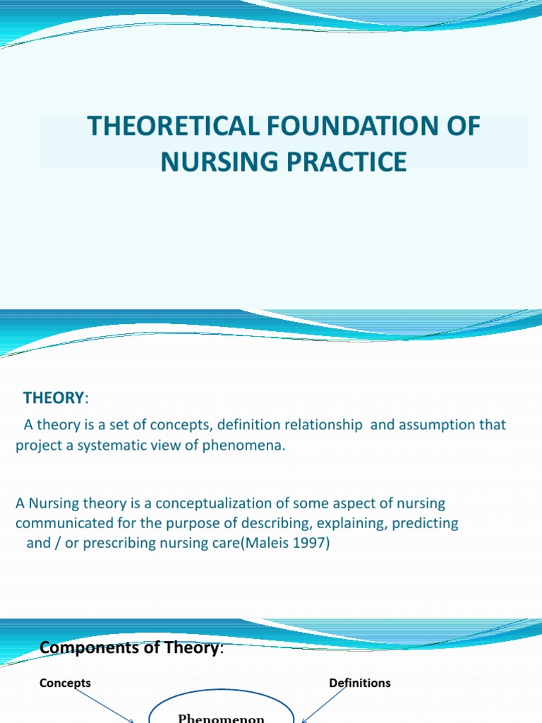 TTheoretical Foundation of Nursing Practice | Theory | Nursing