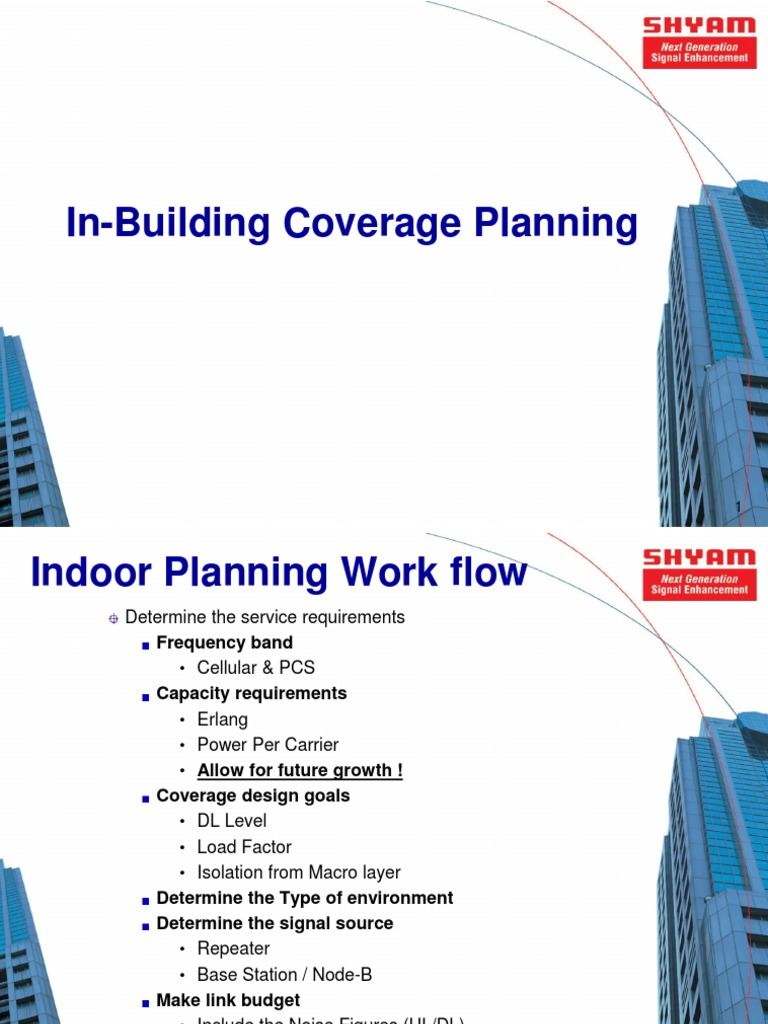 IBS Planning | PDF | Broadcast Engineering | Telecommunications Engineering