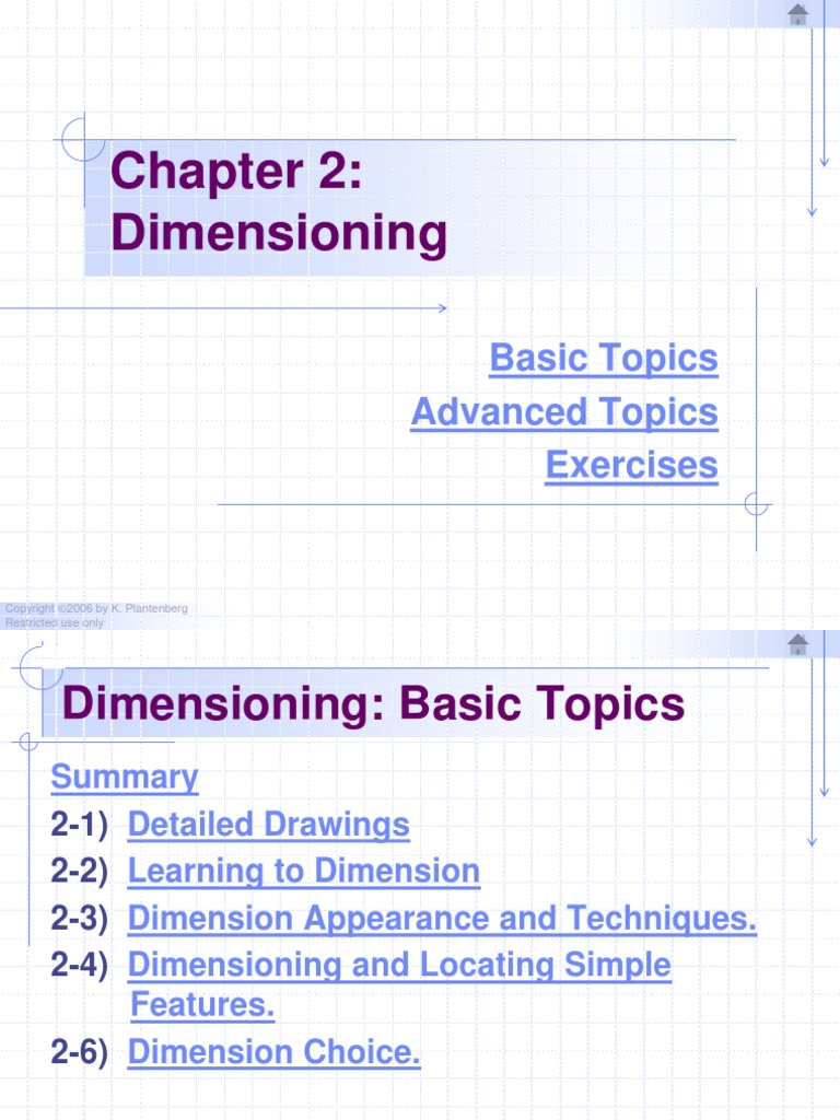 Chapter 2 - Dimensioning | PDF | Dimension | Engineering Tolerance