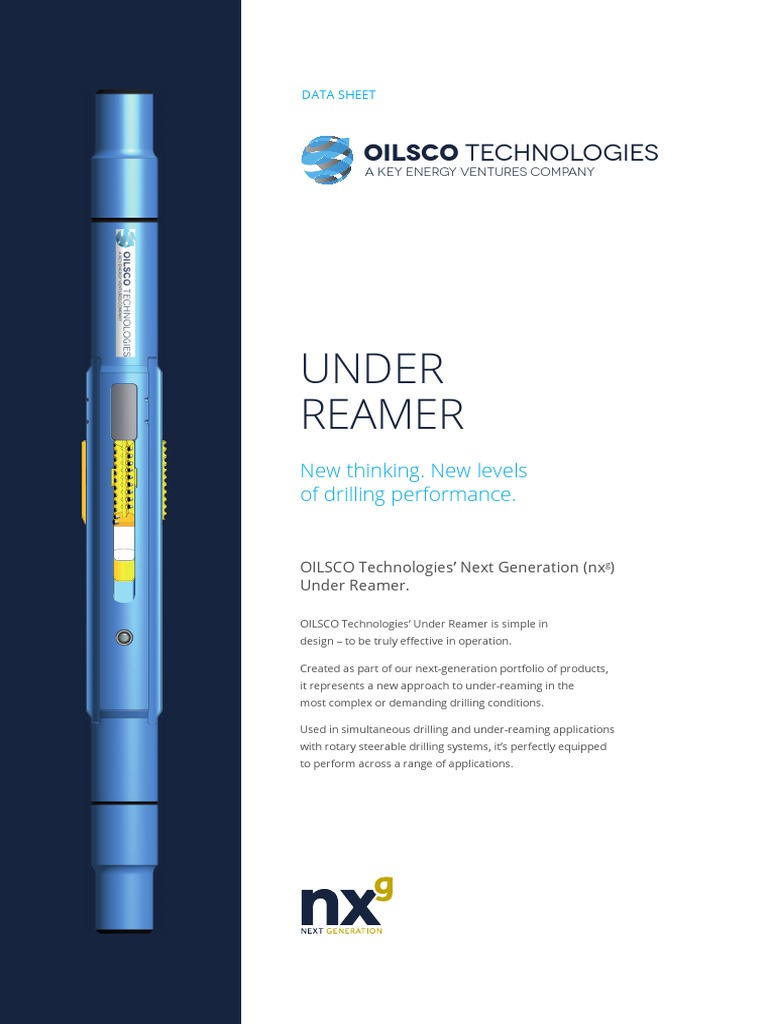 Under Reamer | PDF | Casing (Borehole) | Mechanical Engineering