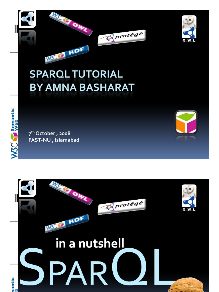 Sparql Tutorial Ii And Iii Pdf Soap Information Science
