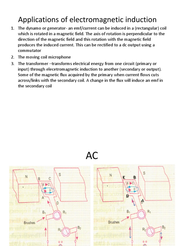 Applications of Electromagnetic Induction Transformers | PDF ...