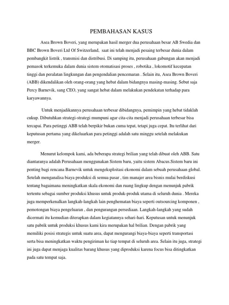 Asea Brown Boveri | PDF