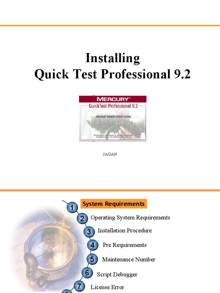 Quick Test Professional 9.2: Installing | PDF | Windows 2000 ...
