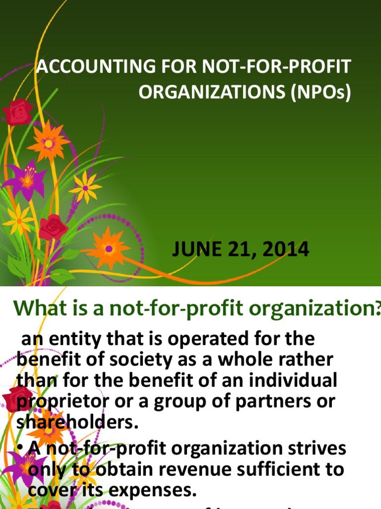 NPO Financial Statements | Download Free PDF | Nonprofit Organization ...