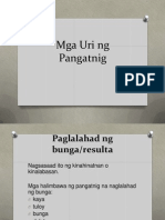 Mga Panagano NG Pandiwa | PDF