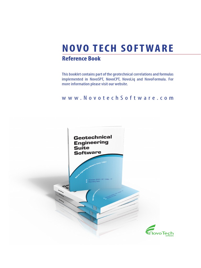 Novo Tech Software | PDF | Geotechnical Engineering | Soil