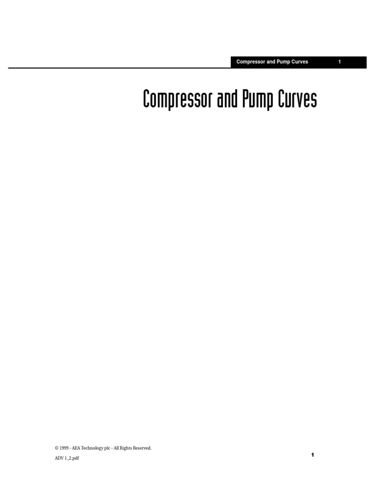 Compressor and Pump Curves | PDF | Gas Compressor | Pump