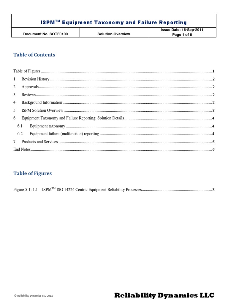 Reliability Dynamics ISPM Solution For SAP | Download Free PDF ...