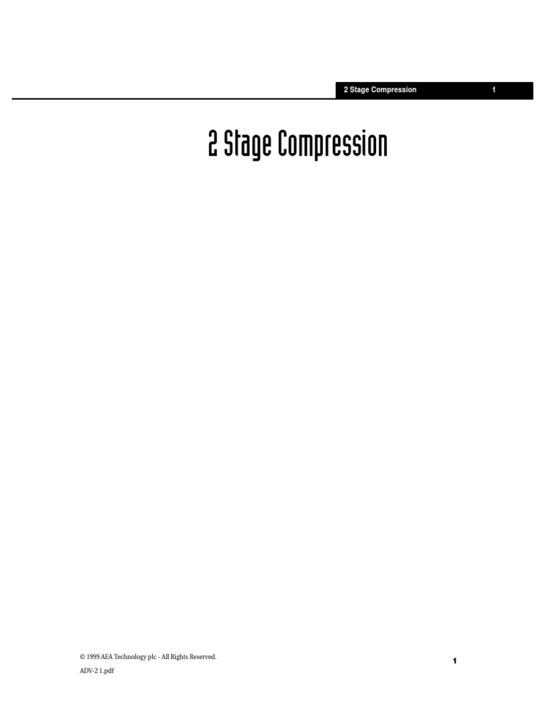 2 Stage Compression | PDF | Gas Compressor | Recycling