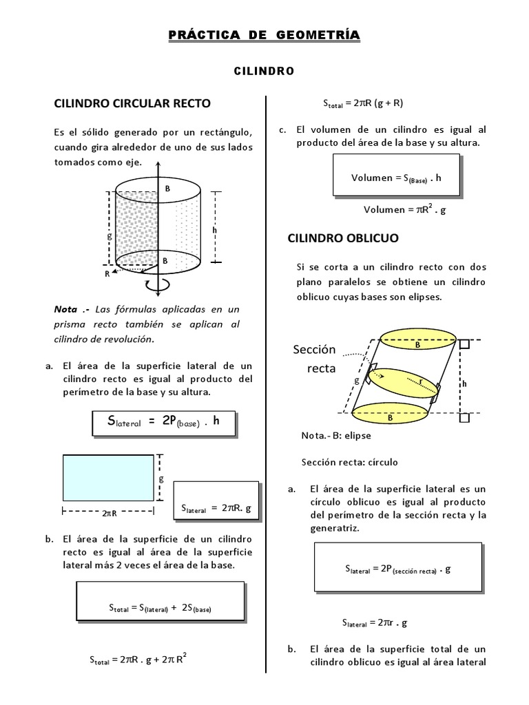 16° CILINDRO | Objetos geométricos | Geometría