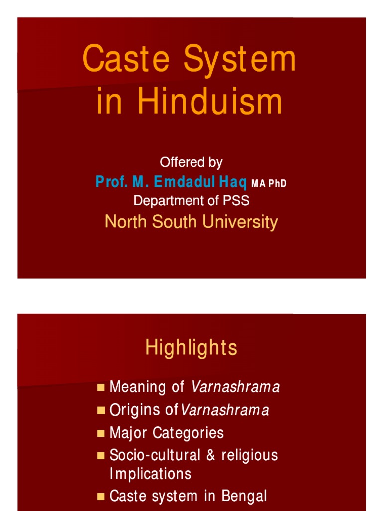 Caste System | Dalit | Caste