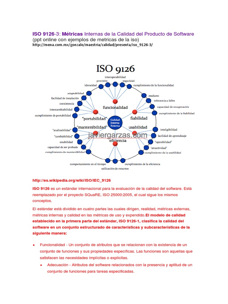 Iso 9126 | PDF | Software | Evaluación