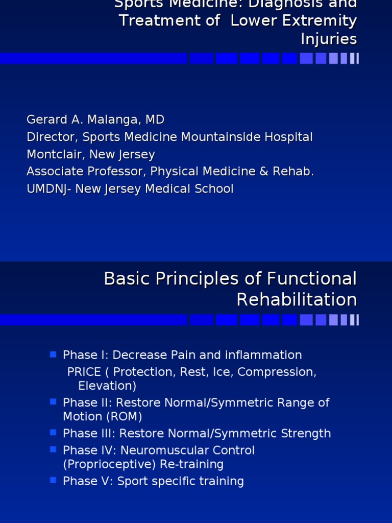 LE Sports Injuries | PDF | Ankle | Knee