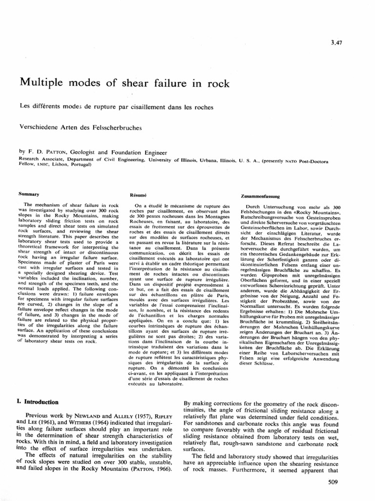 ISRM-1CONGRESS-1966-087 - Multiple Modes of Shear Failure in Rock ...