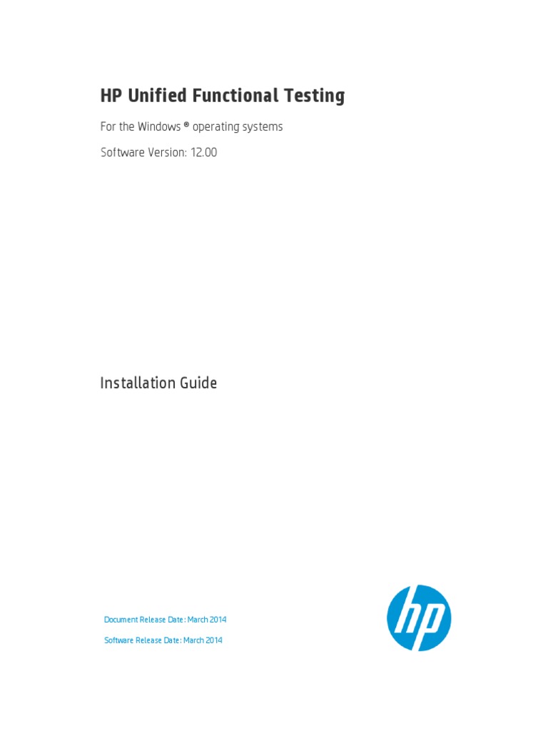 UFT Install Guide | PDF | Installation (Computer Programs) | Windows Registry