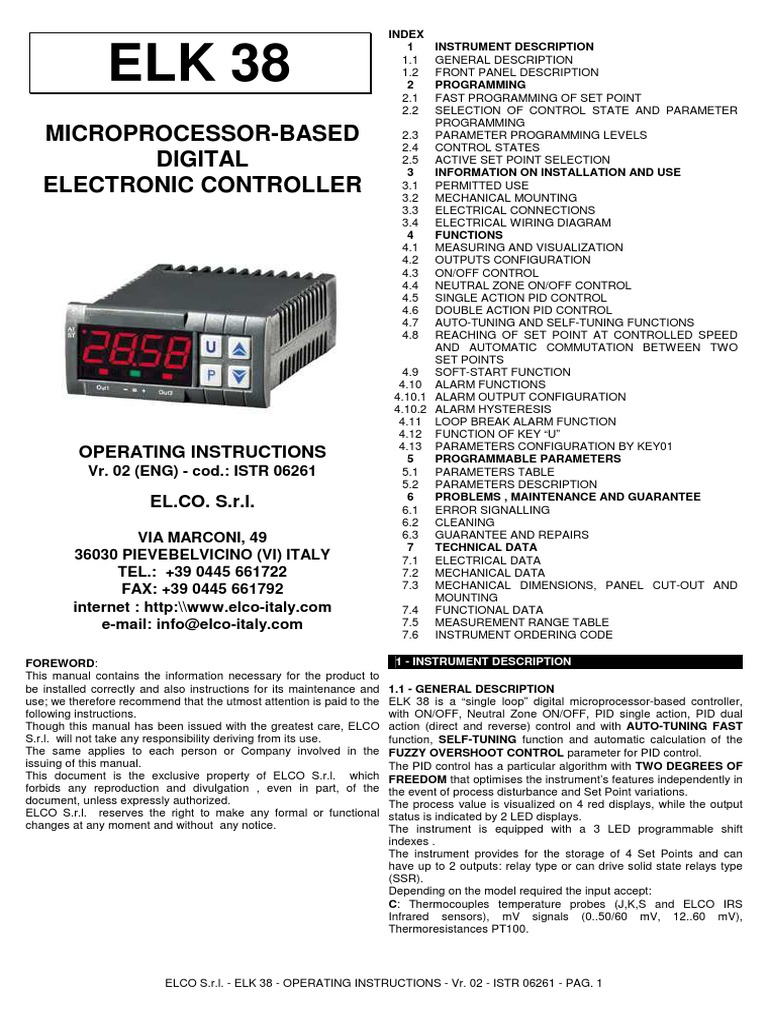 ELK38-240-C-R-2R DataSheet | PDF | Parameter (Computer Programming) | Electrical Engineering