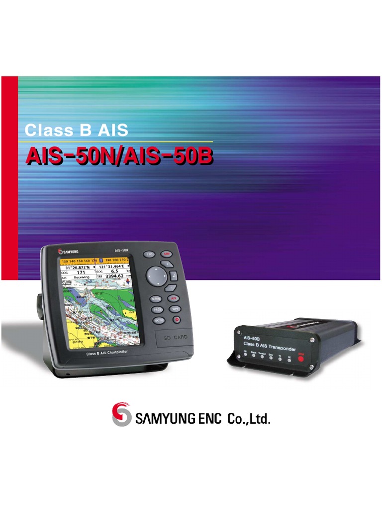 Class B AIS Chartplotter and Transponder Specifications and Features ...