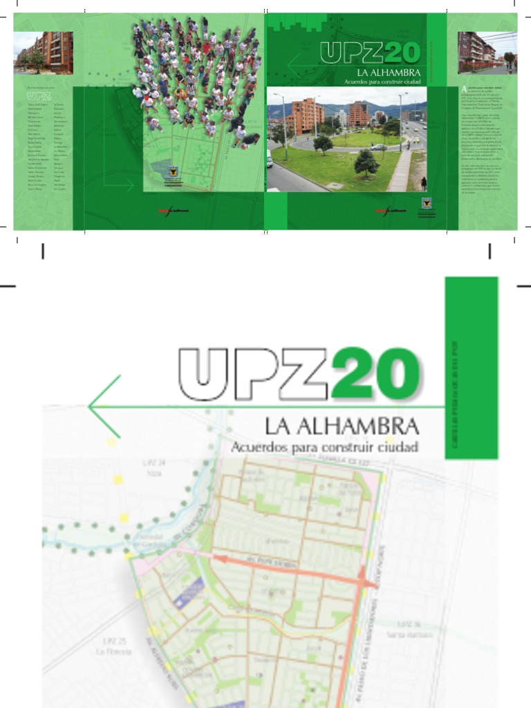 Cartilla Upz 20 La Alhambra | PDF | Bogotá | Calle