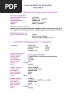 Hoja de Seguridad (Limpia Pisos) | PDF | Agua | Residuos