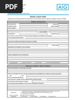 Travel Guard Claim Submission Form | PDF | Insurance | Baggage