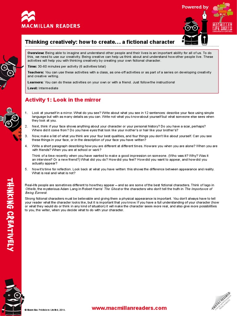 Readers Thinking Creatively 1 | PDF | Tom Sawyer | Sherlock Holmes