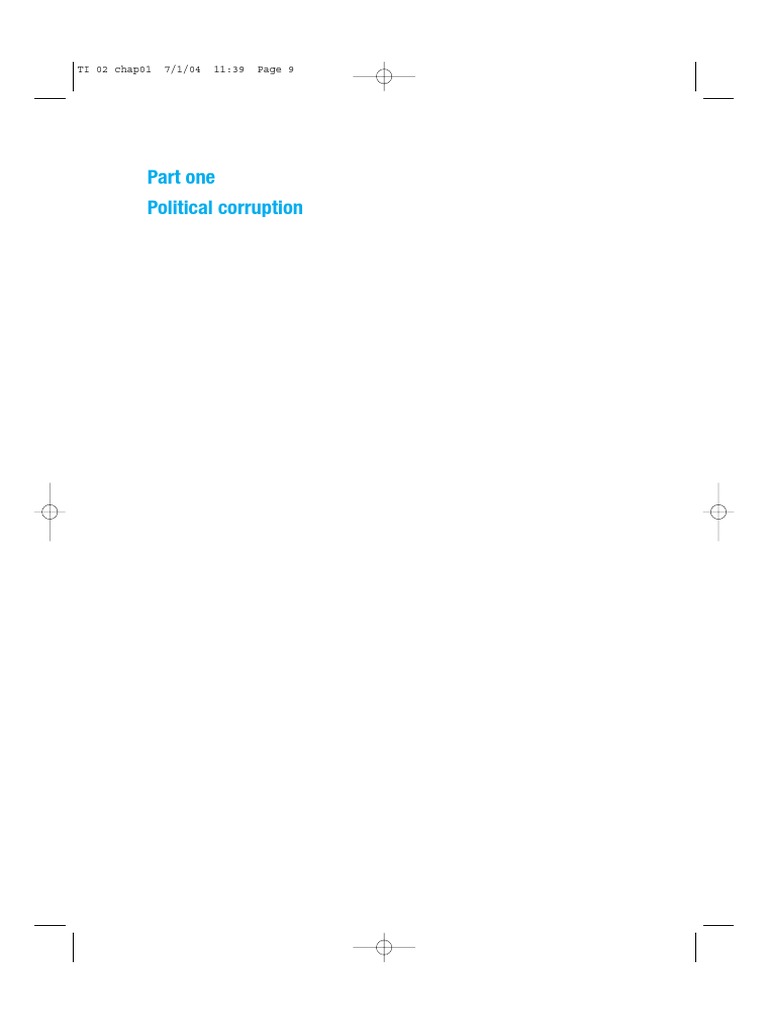 Introduction To Political Corruption | PDF | Political Corruption | Transparency (Behavior)