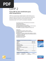 Grasa SKF LGHP 2: Ficha Técnica | PDF | Materiales