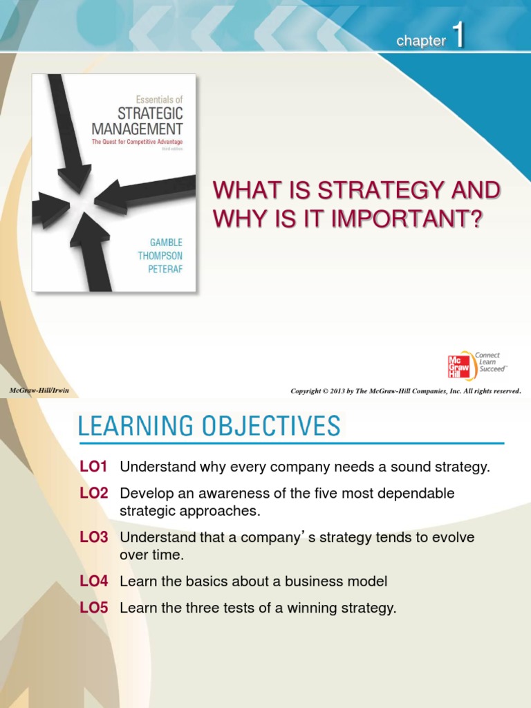 What Is Strategy and Why Is It Important?: Mcgraw-Hill/Irwin | PDF ...