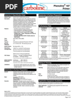 Phenoline Tank Shield Data Sheet | PDF | Epoxy | Chemical Substances